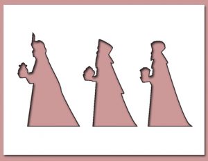 3 Kings – Custom die Cut – Of the Heart